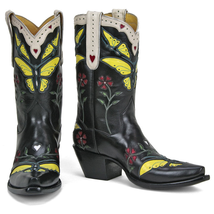 Decorative Inlay Cowboy Boots – Back at the Ranch